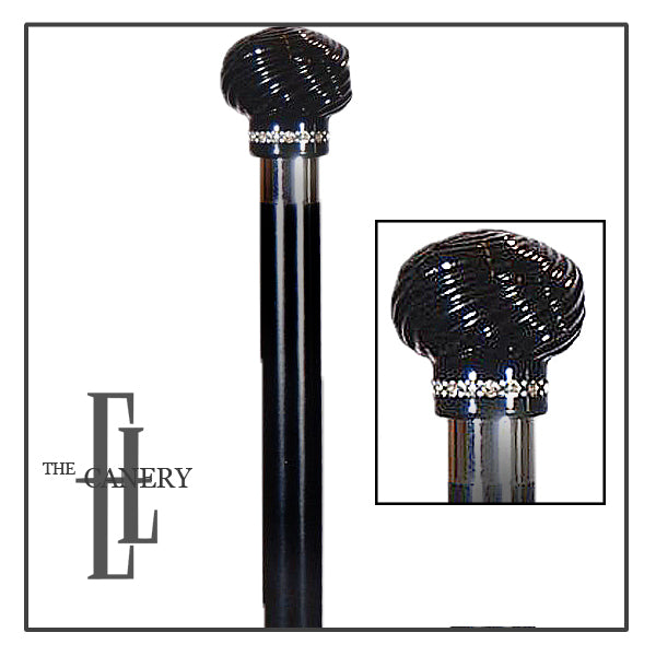 Crystal Banded Knobstick Cane – ELDERLUXE