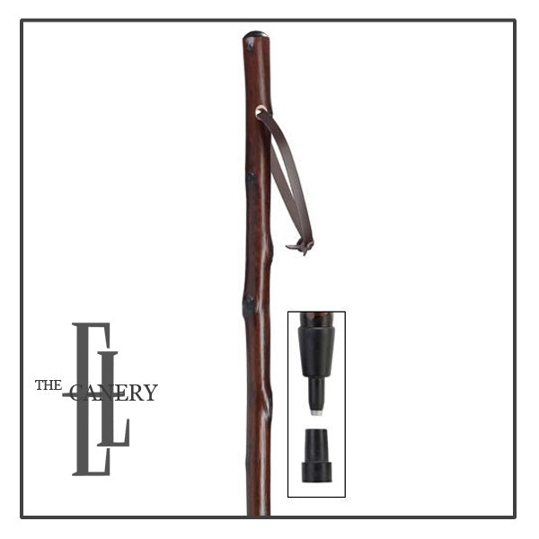 Natural Chestnut Wood Hiking Staff – ELDERLUXE