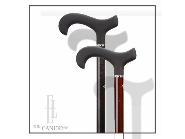 GT-D Carbon Fiber Soft Touch Derby Handle Cane – ELDERLUXE
