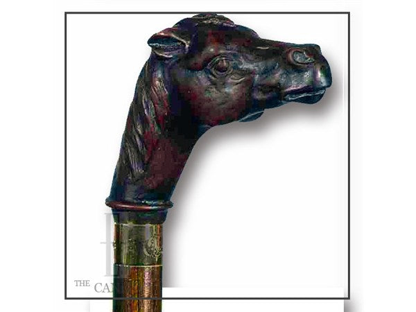 Horse's Head Walking Cane from Classic Canes – ELDERLUXE