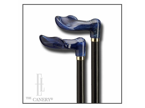Titanic Blue Palm Grip Walking Cane – ELDERLUXE